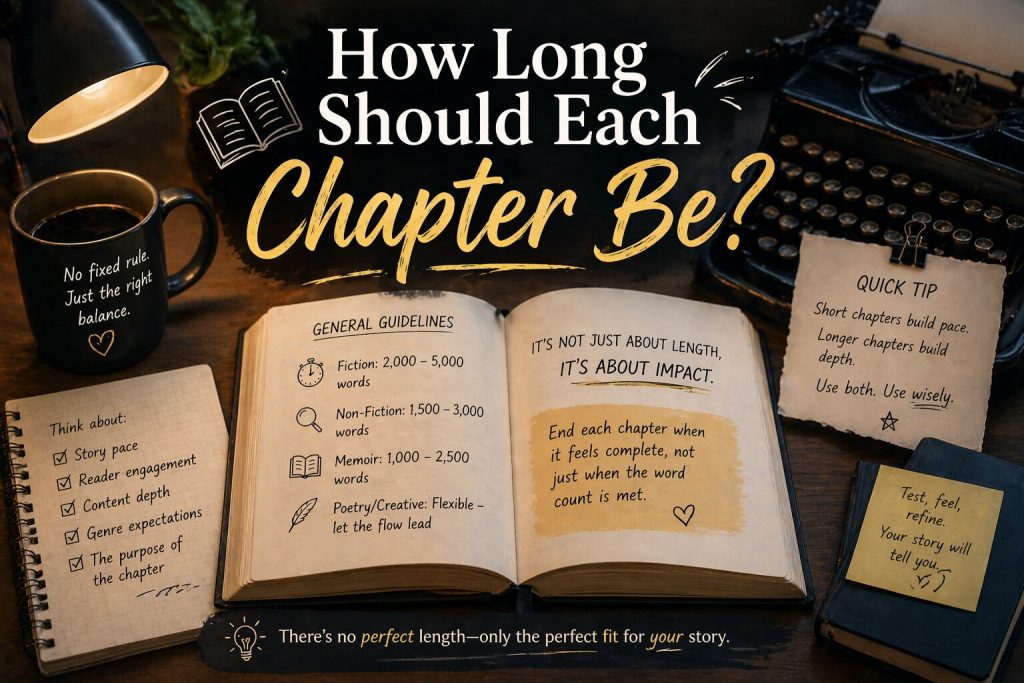How Long Should Each Chapter Be? The Complete Guide for Every Book Type